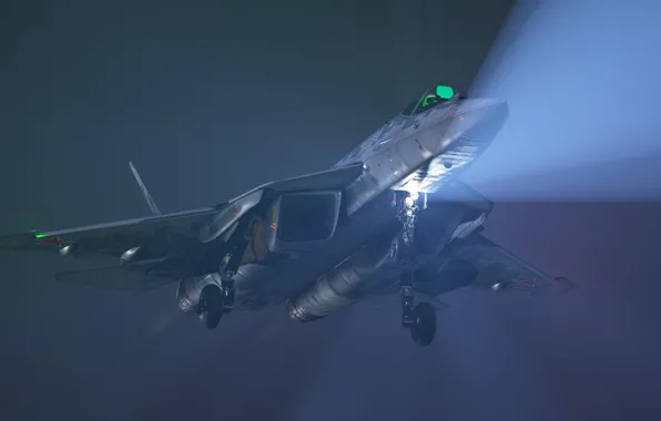 Wallpaper Russia, Multi-role fighter, Su-57, OKB P. O. Sukhoi images ...