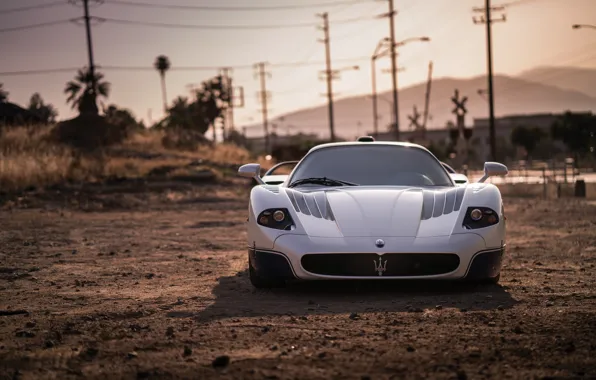 Wallpaper Maserati, supercar, beautiful, MC12, Maserati MC12, front ...