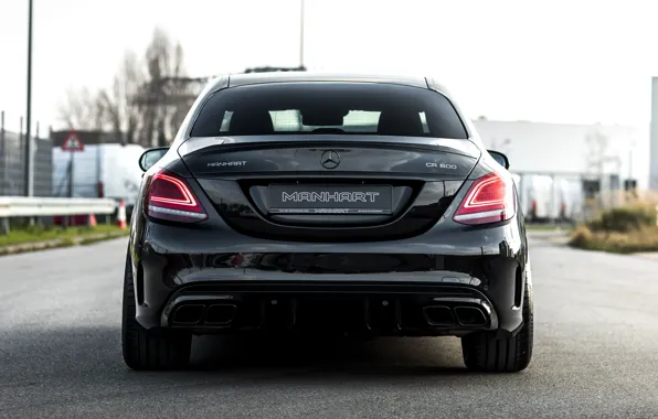 Download wallpaper Mercedes, rear view, AMG, Manhart, W205, 2023 ...