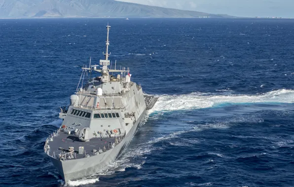 Wallpaper US NAVY, LCS-3, USS Fort Worth, Type "Freedom", The littoral ...