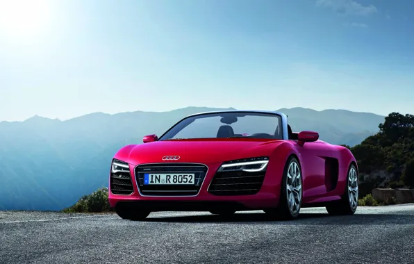 Download wallpaper Audi, audi r8 spider 2013, section audi in ...