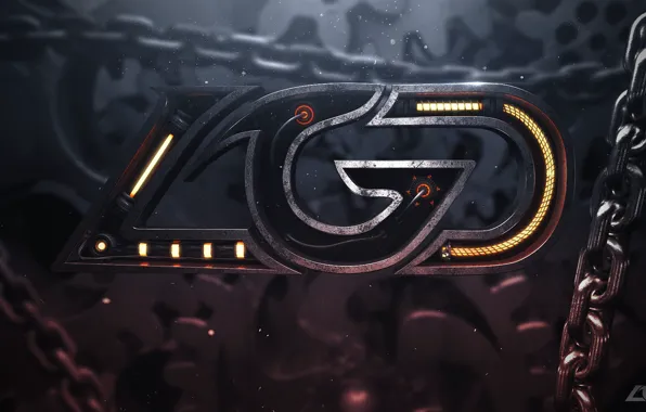 Wallpaper logo, dota, LGD for mobile and desktop, section игры ...