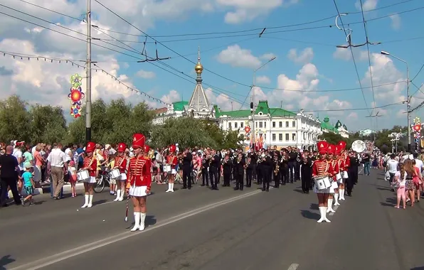 Wallpaper the city, Summer, carnival, OMSK, SIBERIA images for desktop ...