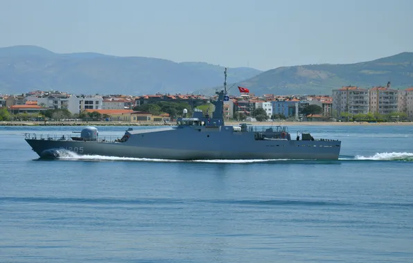 Wallpaper Turkey, patrol boat, TCG Karabiga for mobile and desktop ...
