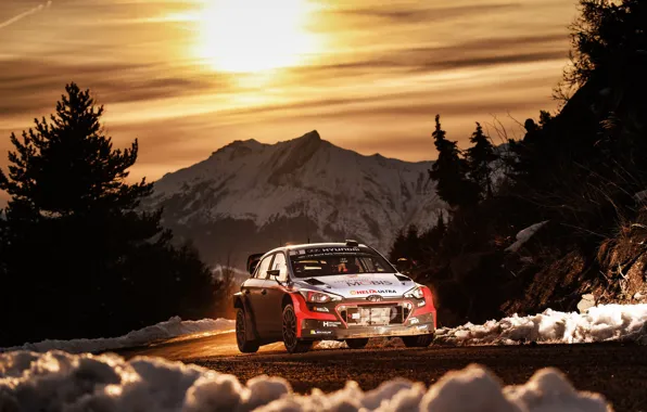 Wallpaper Hyundai, WRC, Rally, Rally, Monte Carlo, i20 for mobile and ...