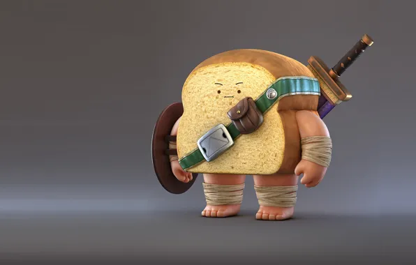 Wallpaper rendering, mood, sword, warrior, art, bread, Zhang Chi, Bread ...