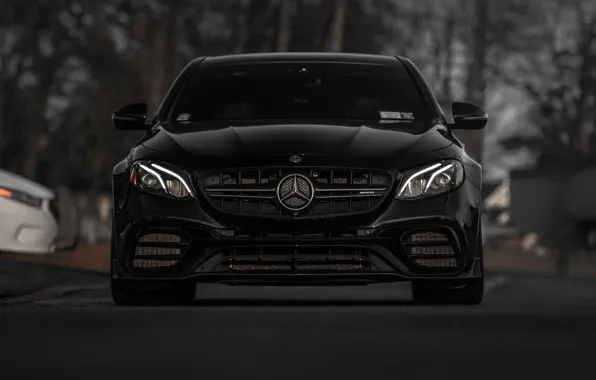 Wallpaper Mercedes, Benz, AMG, Black, Sedan, Bi-Turbo, W213, Brutal ...
