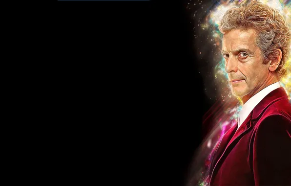 Wallpaper look, actor, male, black background, jacket, Doctor Who ...