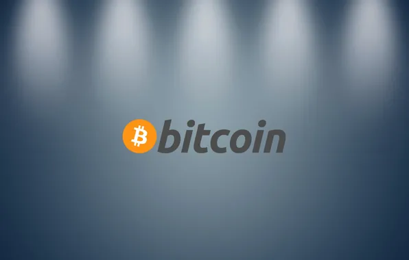 Wallpaper light, wall, the inscription, wall, fon, gray, bitcoin, btc ...