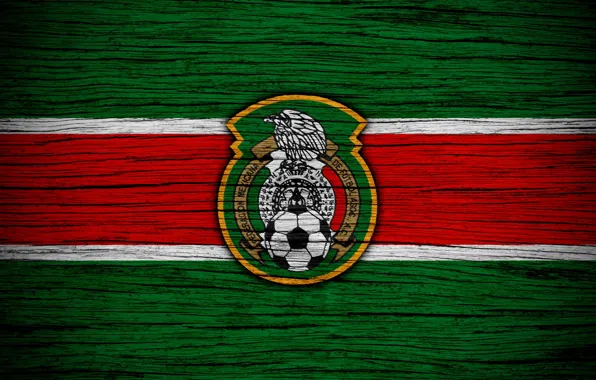 Download wallpaper football, logo, logo, soccer, Mexico national team ...