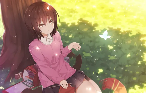 Wallpaper girl, anime, art, Boku Dake ga Inai Machi, Household Hinazuki ...