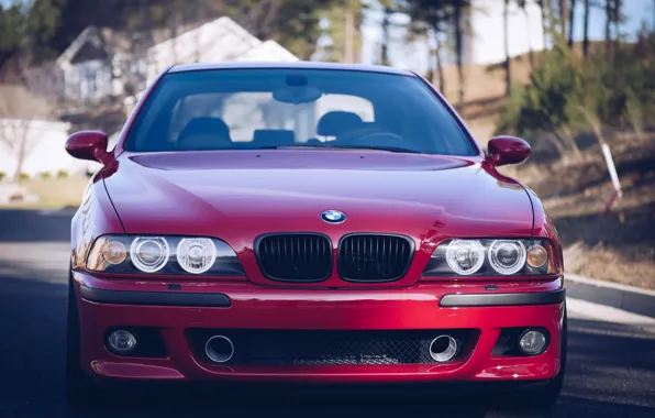 Wallpaper E39, M5, Imola Red images for desktop, section bmw - download