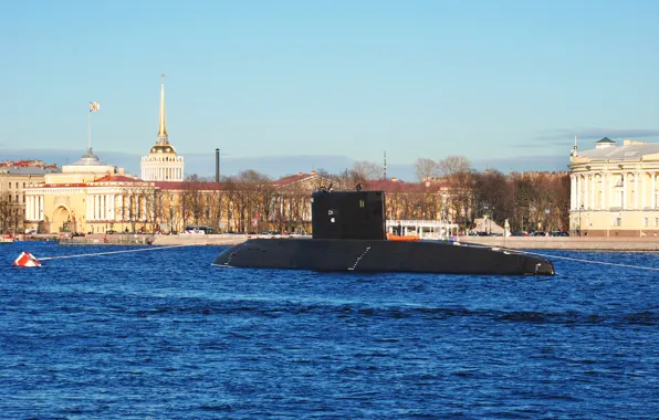 Wallpaper boat, underwater, Neva, diesel for mobile and desktop ...