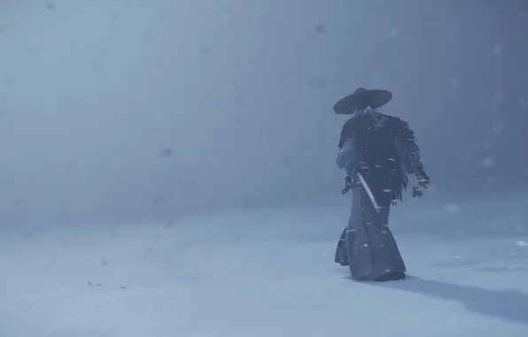 Download wallpaper Games, Samurai, ghost of tsushima, tsushima, Samurai ...