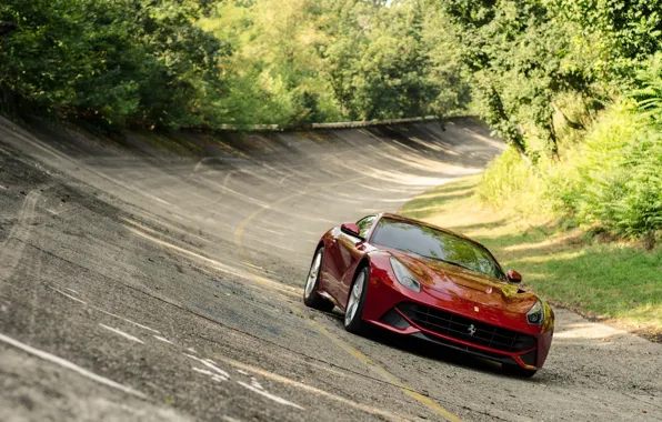 Wallpaper asphalt, Ferrari, track, Berlinetta, F12 for mobile and ...