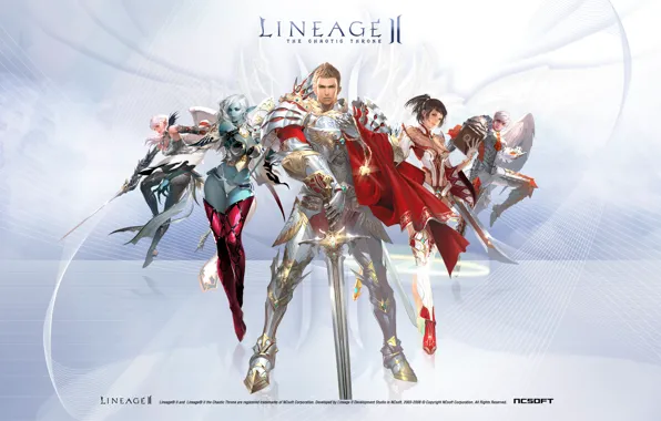 Wallpaper line, La2, lineage, Lineage2 images for desktop, section игры ...
