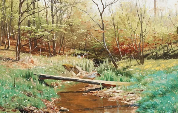 Wallpaper Danish painter, 1902, Peter Merk Of Menstad, Peder Mørk ...