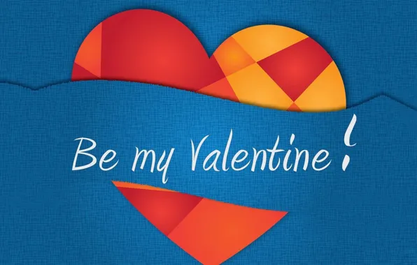 Download wallpaper vector, Valentine, heart, Valentine's Day, section ...