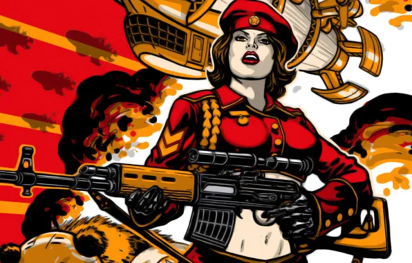 Red Alert 3 Women Wallpaper