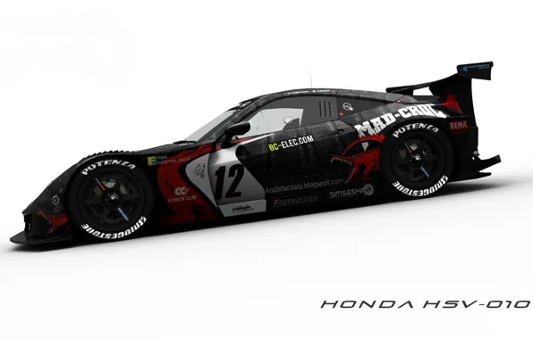 Wallpaper white, race, black, Honda, Honda, honda hvs-010, honda hvs ...