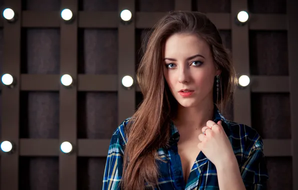 Wallpaper light, girl, fashion, studio, style, blue, eyes, model for ...