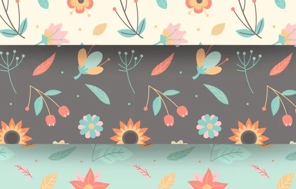 Download wallpaper flowers, background, pattern, section textures in ...