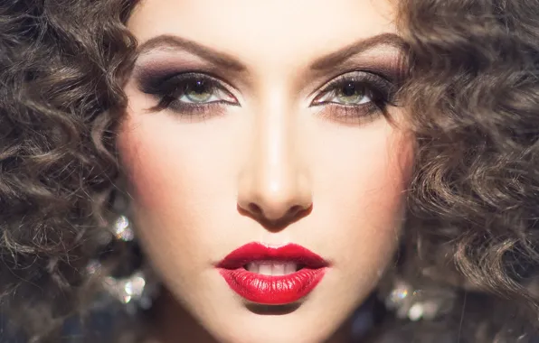 Wallpaper model, lips, look for mobile and desktop, section девушки ...