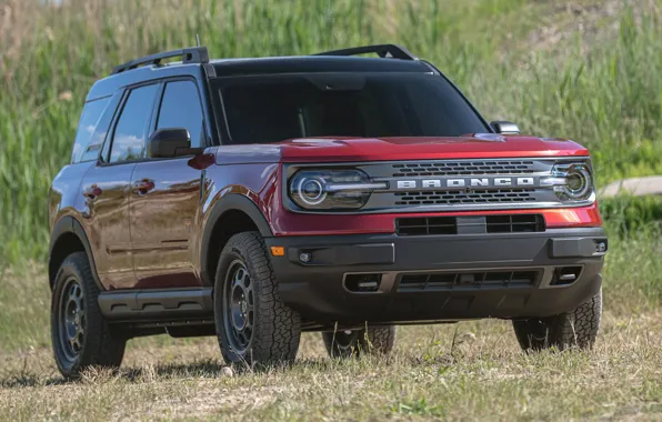 Wallpaper green grass, Ford, SUV, Ford, Sport, SUV, exterior, Bronco ...