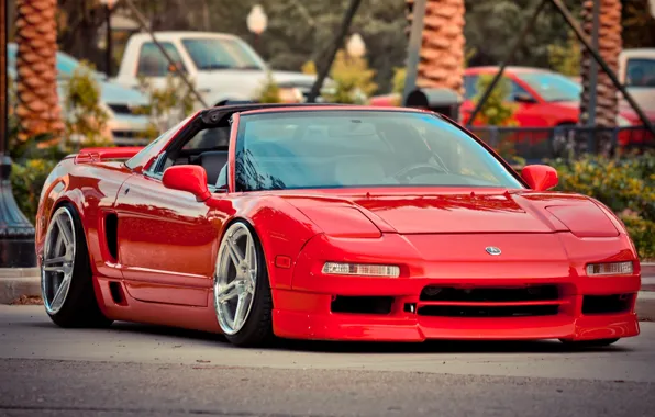 Wallpaper red, honda, Honda, acura, nsx, Acura for mobile and desktop ...