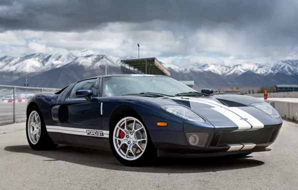 Wallpaper Ford, dark, blue images for desktop, section ford - download