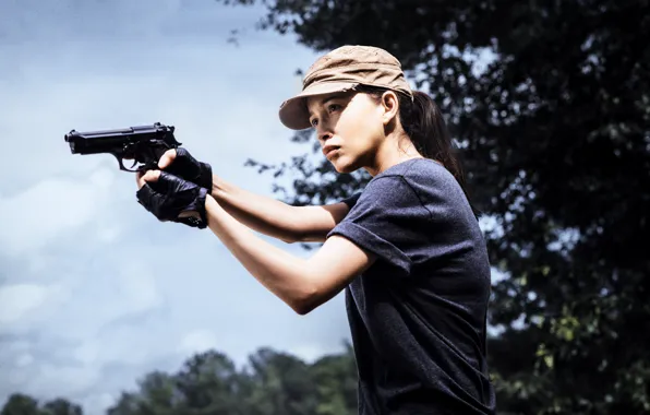 Wallpaper The Walking Dead, Rosita, Season 8 for mobile and desktop ...