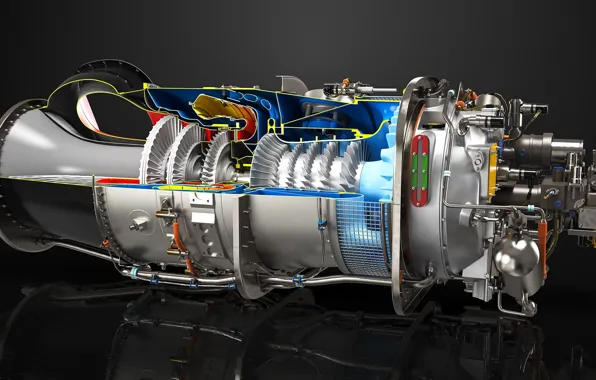 Wallpaper Pratt & Whitney, PT6C-67C, Turboprop engine for mobile and ...