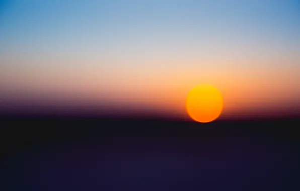 Wallpaper sunset, sun, ball images for desktop, section природа - download