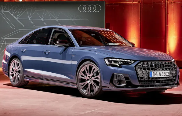 Download wallpaper Audi, exterior, 2021, Audi A8 S Line, section audi ...