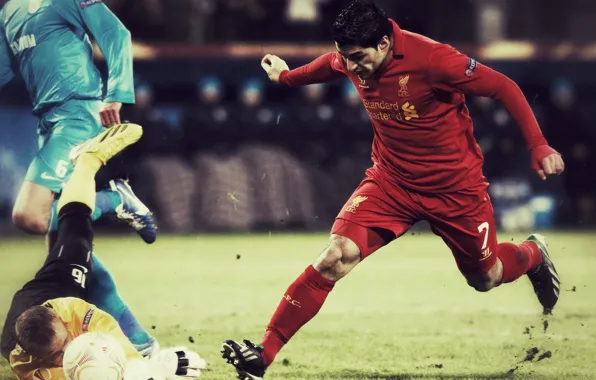 Wallpaper star, Liverpool, striker, Luis Suarez images for desktop ...