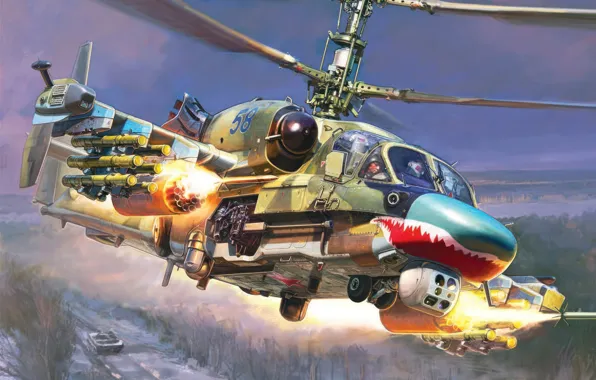 Wallpaper Rossi, Andrei Zhirnov, Ka-52 "Alligator", RUSSIAN ...