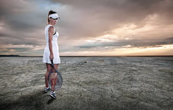 Wallpaper girl, sport, tennis for mobile and desktop, section спорт ...