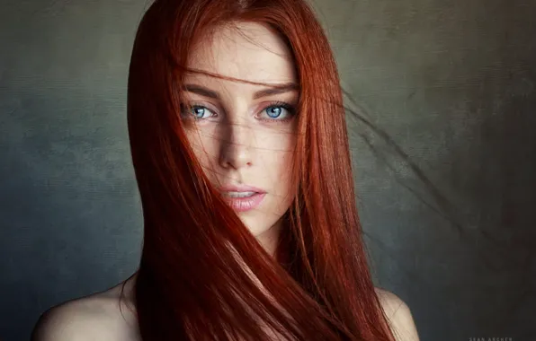 Wallpaper LOOK, FACE, photographer Sean Archer, Model Natasha for ...