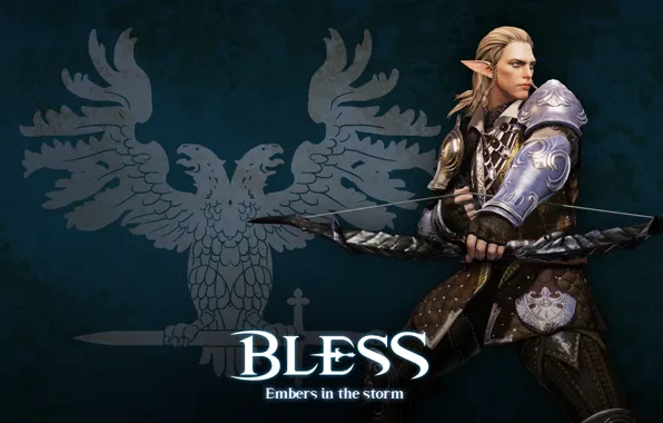 Wallpaper game, Microsoft Windows, MMORPG, elf, bow, warrior, arrow ...