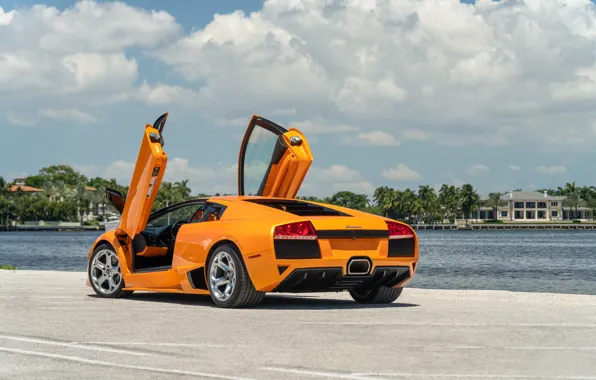 Wallpaper Lamborghini, Murcielago, lambo door, rear view, Lamborghini ...