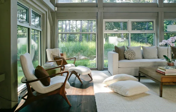 Wallpaper design, style, room, living room, Modern Farmhouse, Modern ...