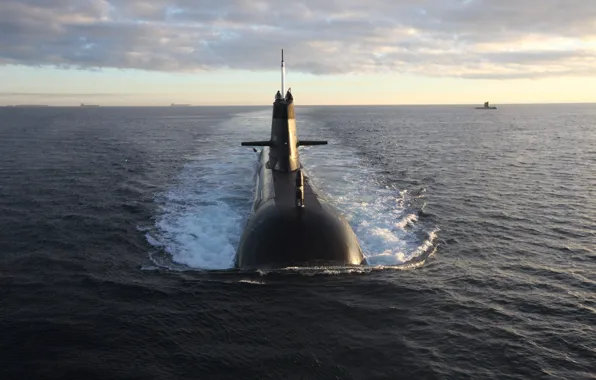 Wallpaper submarine, The Royal Australian Navy, HMAS Waller for mobile ...