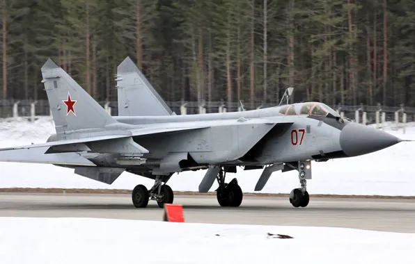 Wallpaper fighter-interceptor, Foxhound, The MiG-31 images for desktop ...