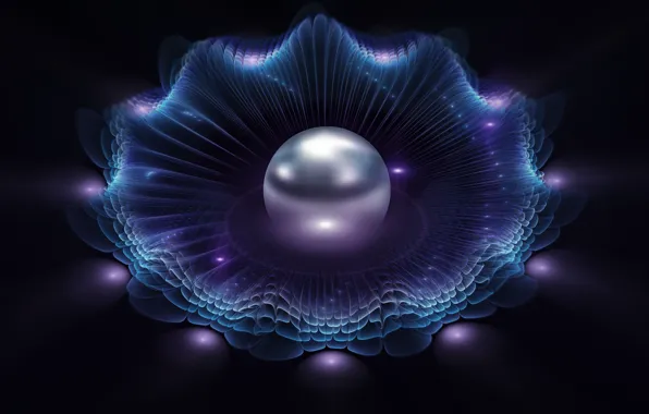 Wallpaper abstraction, pearl, fractal for mobile and desktop, section ...