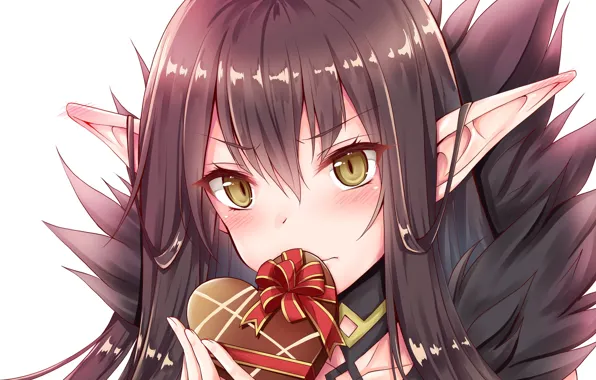 Wallpaper girl, anime, hearts, Fate / Grand Order for mobile and ...