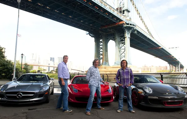 Wallpaper bridge, Mercedes-Benz, 911, Porsche, Jeremy Clarkson, Ferrari ...
