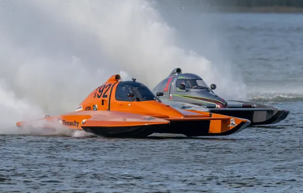 Wallpaper race, boat, speed for mobile and desktop, section спорт ...