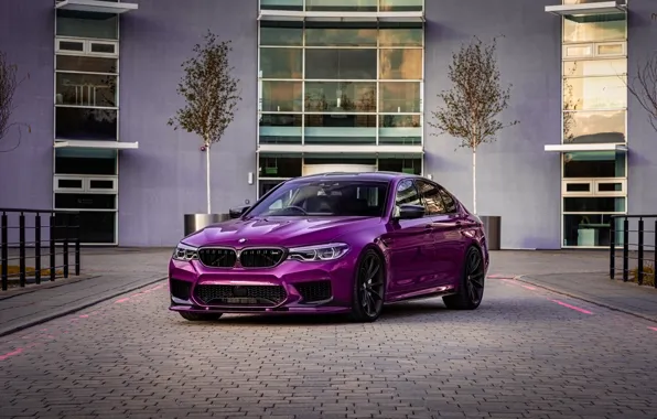 Download wallpaper Building, Violet, M5, F90, section bmw in resolution ...