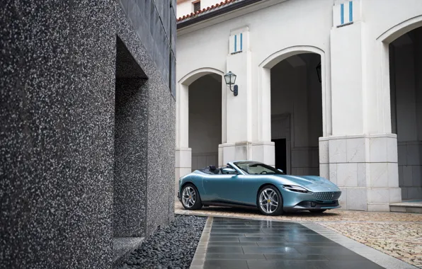 Wallpaper Ferrari, luxury, sports car, Roma, Ferrari Roma Spider for ...