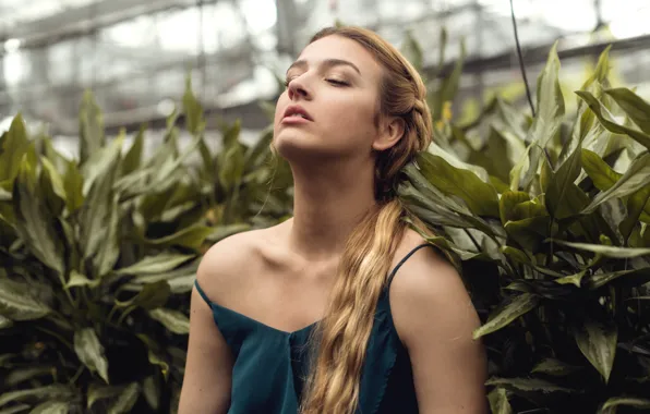 Wallpaper girl, portrait, Anna for mobile and desktop, section девушки ...